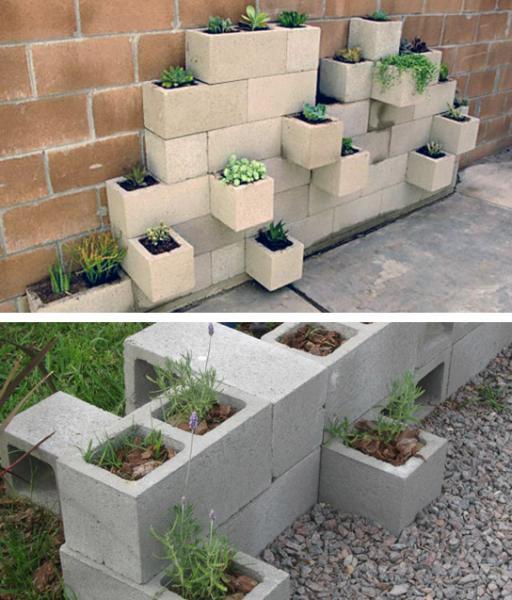 6 ideas to reuse your concrete blocks